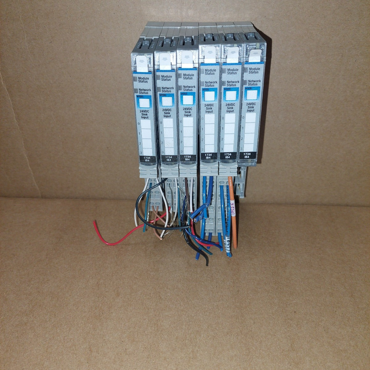 (6) 2019 Allen Bradley 1734-IB4 Input Modules & Bases Used